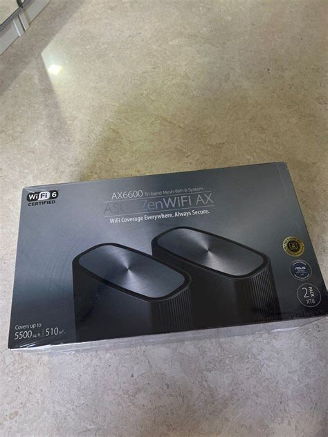 Bn Asus Xt8 Ax6600 2 Pack Mesh Wifi Router Computers And Tech Parts And Accessories Networking On