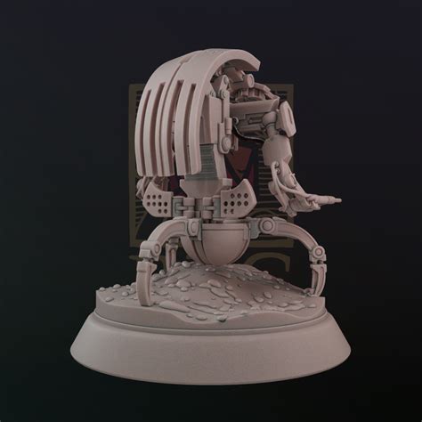 3d Printable Galactic Wars Rolling Assault Mech By Rpg Figures