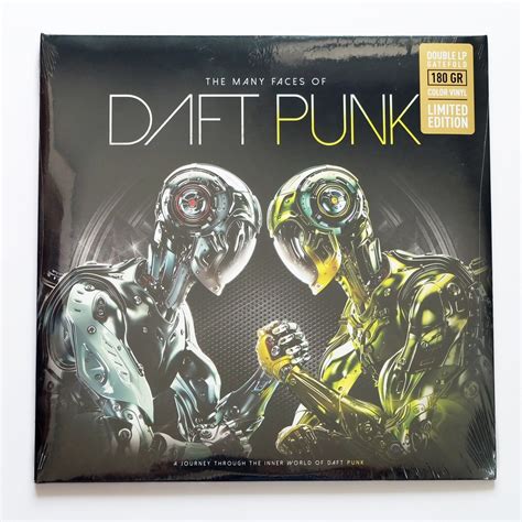 The Many Faces Of Daft Punk Whiteandyellow Vinyl Shopee Malaysia