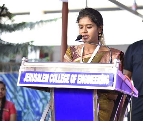 Usha Nandhinee B On Linkedin Jce Jerusalemcollegeofengineering