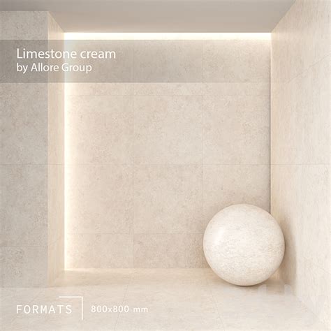 Limestone Cream Floor Wall Tile Stone 3d Model