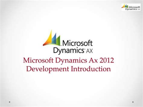 Microsoft Dynamics Ax 2012 Development Introduction Part 13 Pptx
