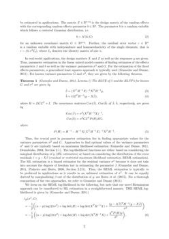 Riemannian Optimization For Variance Estimation In Linear Mixed Models DeepAI