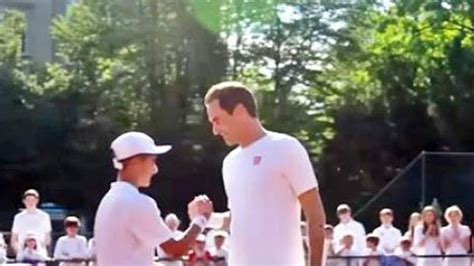 Roger Federer Fulfils A Pinky Promise Made Five Years Back To A 6