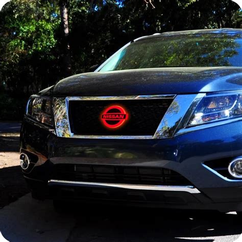 Light Up Vehicle Emblems Illuminated Grille Badge Logo For Nissan Titan