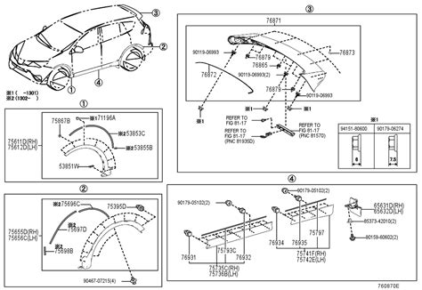 Rocker Panel Molding Clip 75867 68010 Autoparts Toyota