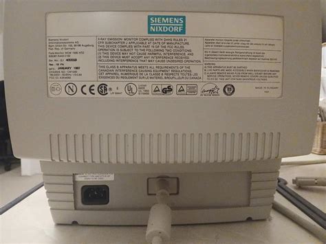 Siemens Nixdorf Mcm 1506 Ntd Röhrenmonitor Crt Vga 15zoll Monitor In