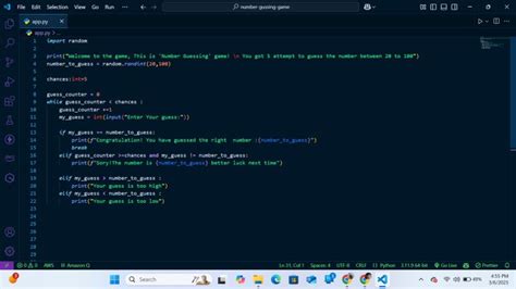 Python Codingjourney Learningbydoing Randomnumbergame Codenewbie