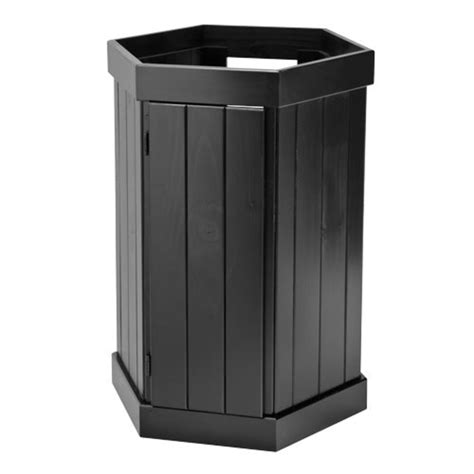 Hexagon Pine Stand Black 35 Gal Aquarium Stand