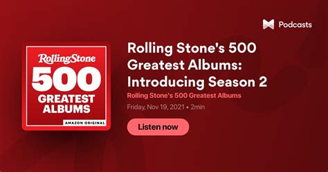 Rolling Stones 500 Greatest Albums Introducing Season 2 By Rolling