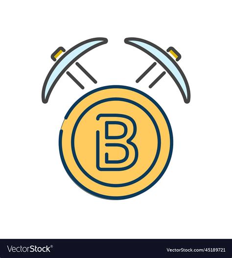 Blockchain Technology Icon Royalty Free Vector Image