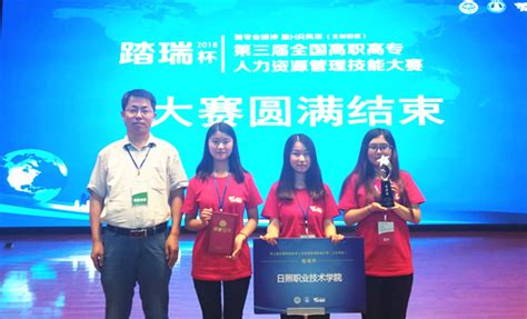 商学院在第三届全国高职高专人力资源管理技能大赛（北部赛区）中获特等奖并顺利晋级全国总决赛 日照职业技术学院商学系