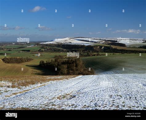 Rackham Hill On The South Downs Across The Arun Valley From Bury Hill