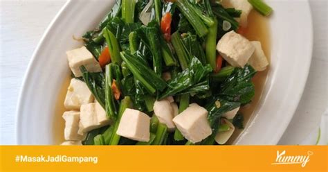 Resep Tumis Sawi Tahu Jagomasakminggu4 Sederhana Rumahan Di Yummy App