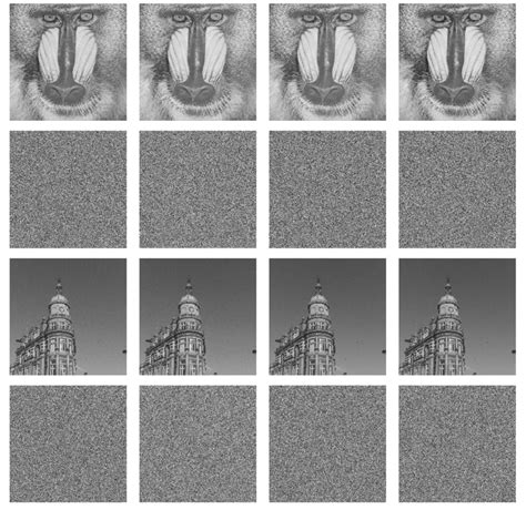 denoised results and the residual images obtained by different methods