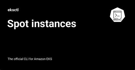 Spot Instances Eksctl