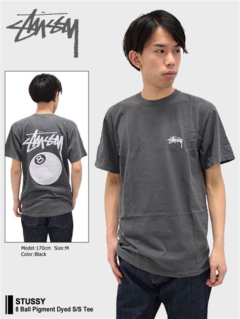 【楽天市場】【アウトレット不良箇所あり】ステューシー Stussy Tシャツ 半袖 メンズ 8 Ball Pigment Dyed