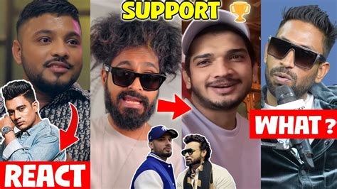 EMIWAY Supporting MUNAWAR RAFTAAR React On PANTHER S Mixtape DG
