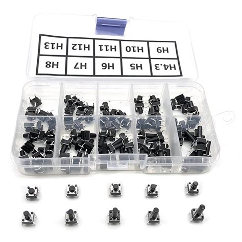 100200pcs 200pcs 6 6 Micro Tact Switch Tactile Grandado
