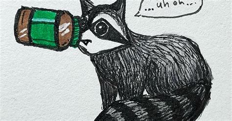 Raccoon Gets Its Snoot Stuck In A Jar Of Peanut Butter 10282022