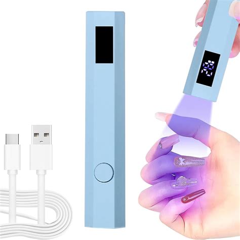 Mini Led Nail Lamp For Gel Nails Handheld Light For Nails Usb Nail