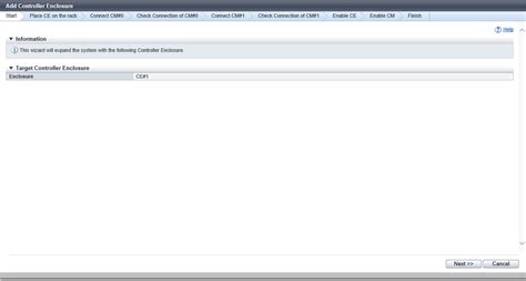 Add Controller Enclosure