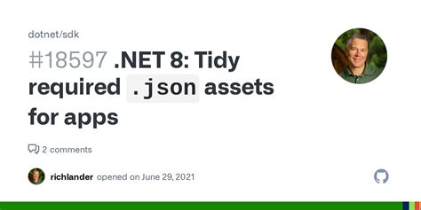 Net 8 Tidy Required `json` Assets For Apps · Issue 18597 · Dotnet