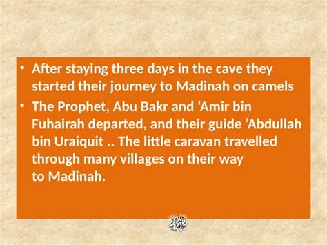 Life Of Prophet Muhammad Seerah Madani Period Pptx