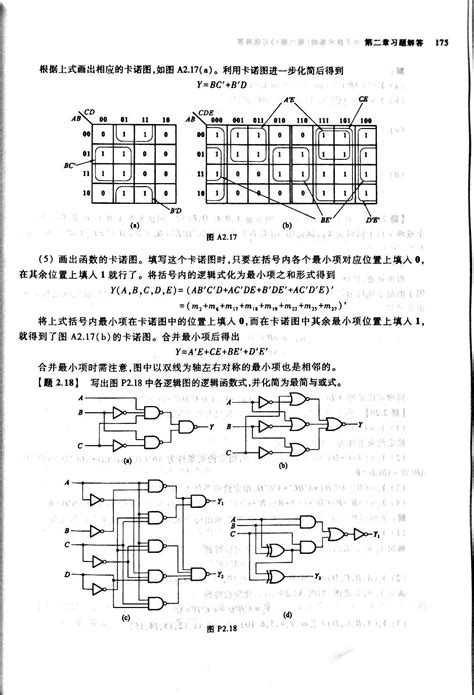 第二章 逻辑代数基础 （习题解答） 知ing学习资料一网打尽