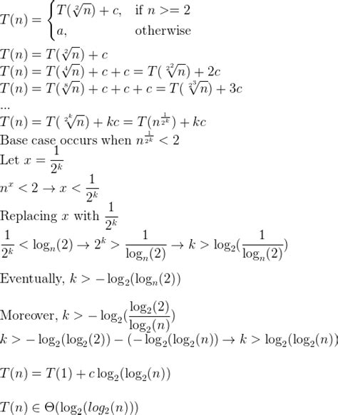Performance What Is Time Complexity Of The Following Function