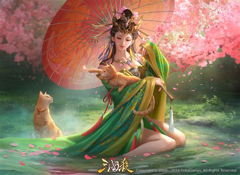 为游戏《三国杀》创作的角色插画7thorange 站酷zcool