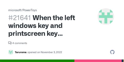 When The Left Windows Key And Printscreen Key Shortcuts Are Assigned To
