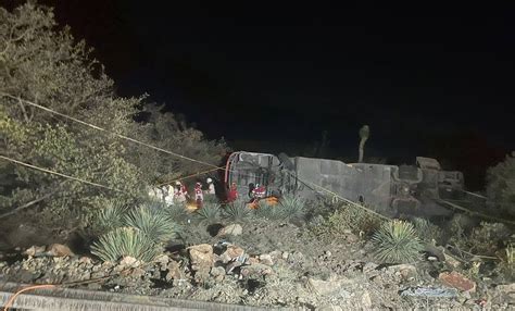 Difunden lista de pasajeros que viajaban en autobús accidentado en San Luis Potosí ANTENA SAN LUIS