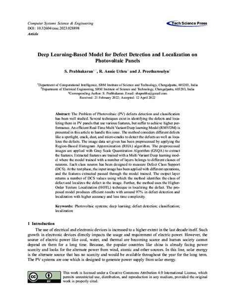 Pdf Deep Learning Based Model For Defect Detection And Localization