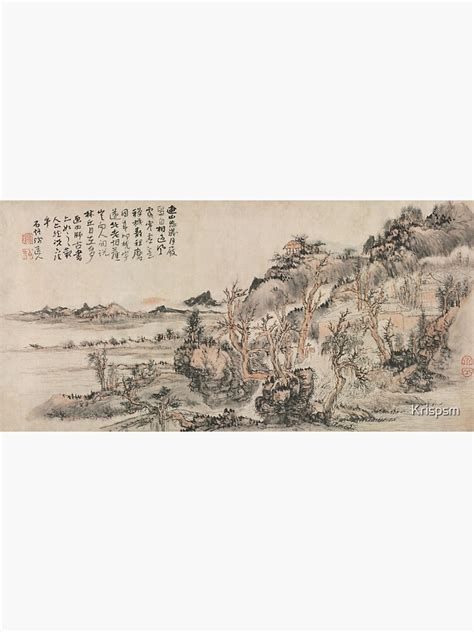 Oldish Vintage Chinese Art Set 2 Poster For Sale By Krispsm Redbubble