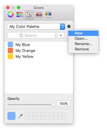Ios Add A Custom Color Palette To Xcode Interface Builder Stack