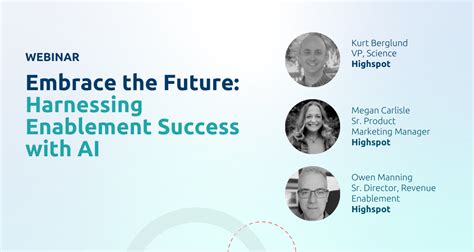 Webinar Embrace The Future Harnessing Enablement Success With Ai