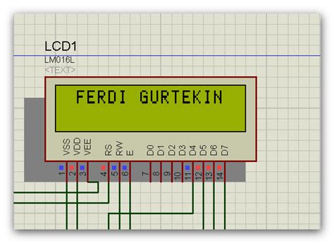 Ccs C Pic Programlama Lcd Kayan Yazı Ferdi Gürtekin