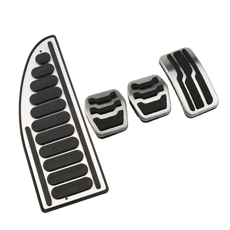 Carmilla Car Accelerator Pedals Brake Pedal Set Covers Clutch Rest Foot