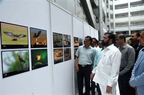 Free Photo Maharashtra Cm Eknath Shinde Visited A Nature Exhibition