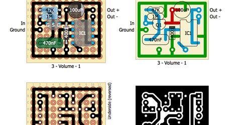 Perf And PCB Effects Layouts 1 Watt Mini