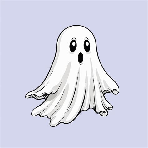 Premium Vector Cute Chibi Ghosts For Halloween Whimsical And