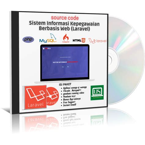 Jual Source Code Sistem Informasi Kepegawaian Berbasis Web Laravel