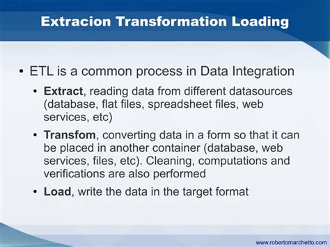 Talend Open Studio Data Integration PPT