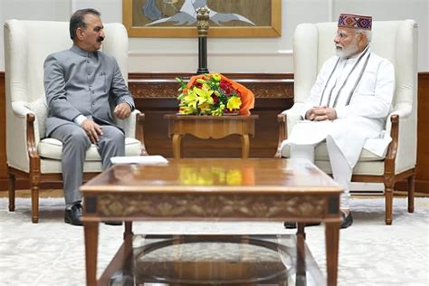 Himachal Cm Seeks Pms Support For States Green Initiatives The