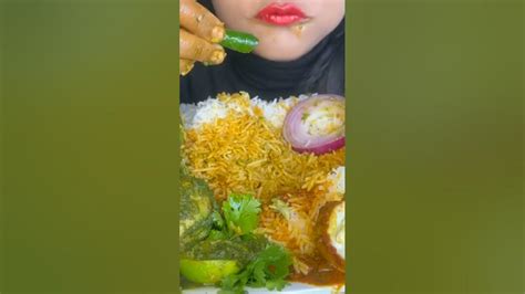 Asmr Eating Whole Chicken Curry Rice Spicy Egg Curry Salad Food Videos