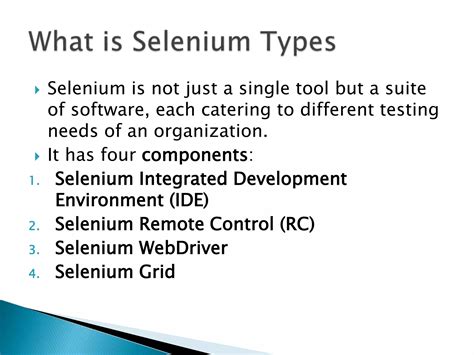 Selenium Ppt Pptx