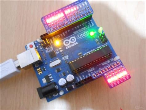 6 Led SMD 0805 Arduino Shield Share Project PCBWay Arduino