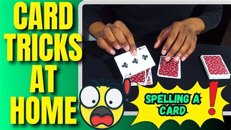 mind blowing card trick watch me spell a card youtube