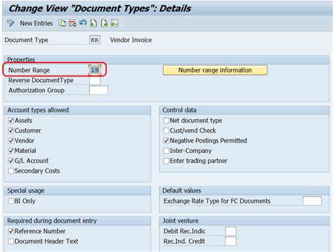 Number Ranges For Vendor Document Type In Sap S4 Hana Sap Hana Tutorials